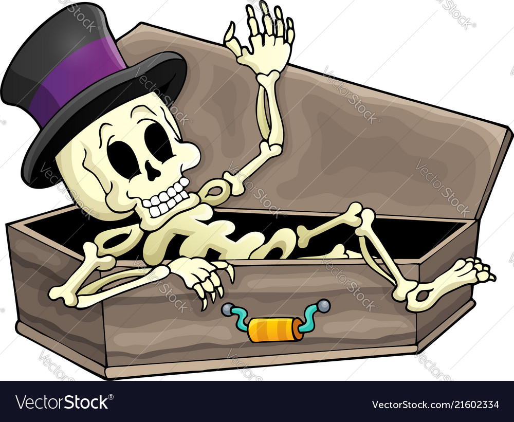 Skeleton theme image 3 Royalty Free Vector Image