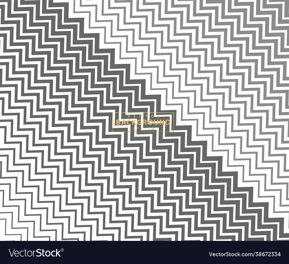 Wave Line And Wavy Zigzag Pattern Lines Abstract Vector Image