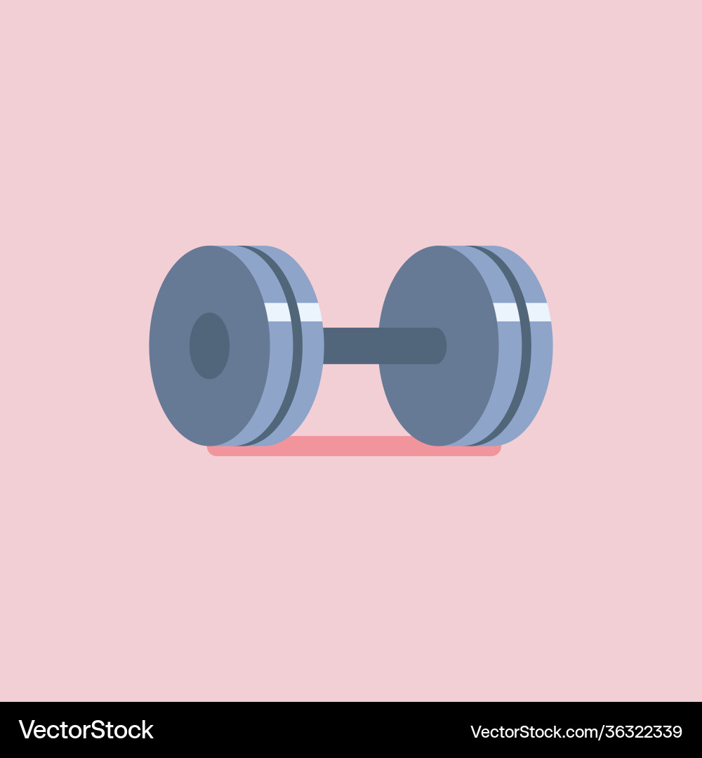 Weight barbell icon Royalty Free Vector Image - VectorStock