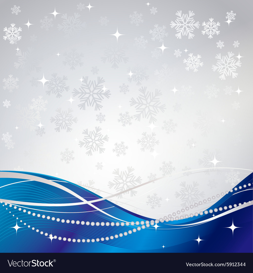 Silver winter abstract background Royalty Free Vector Image