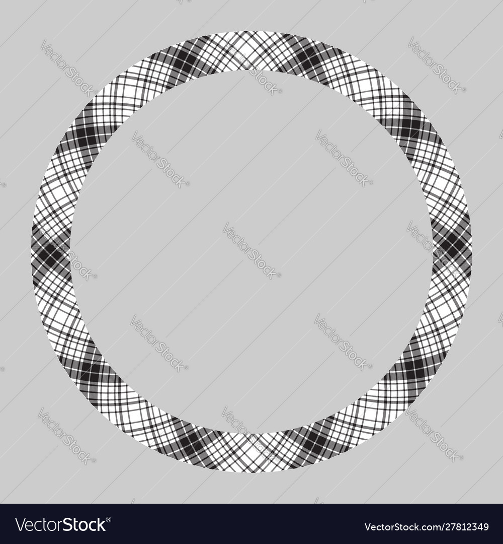 Circle borders and frames round border pattern Vector Image