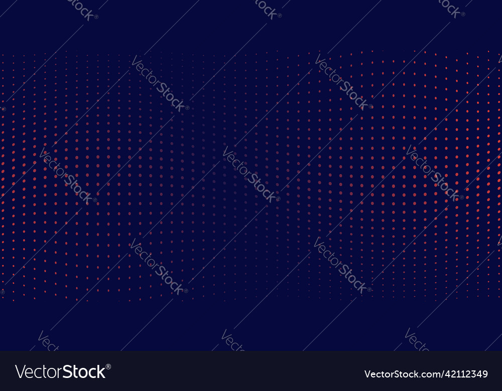 Gradient halftone texture background blue wave Vector Image