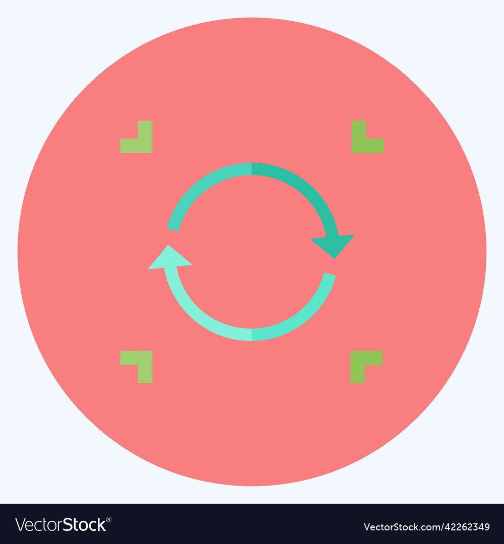 Icon Data Synchronization Suitable For Data Vector Image