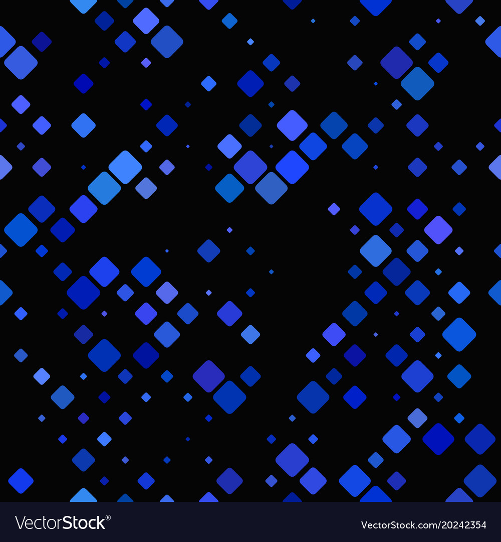 Blue abstract diagonal square pattern background Vector Image