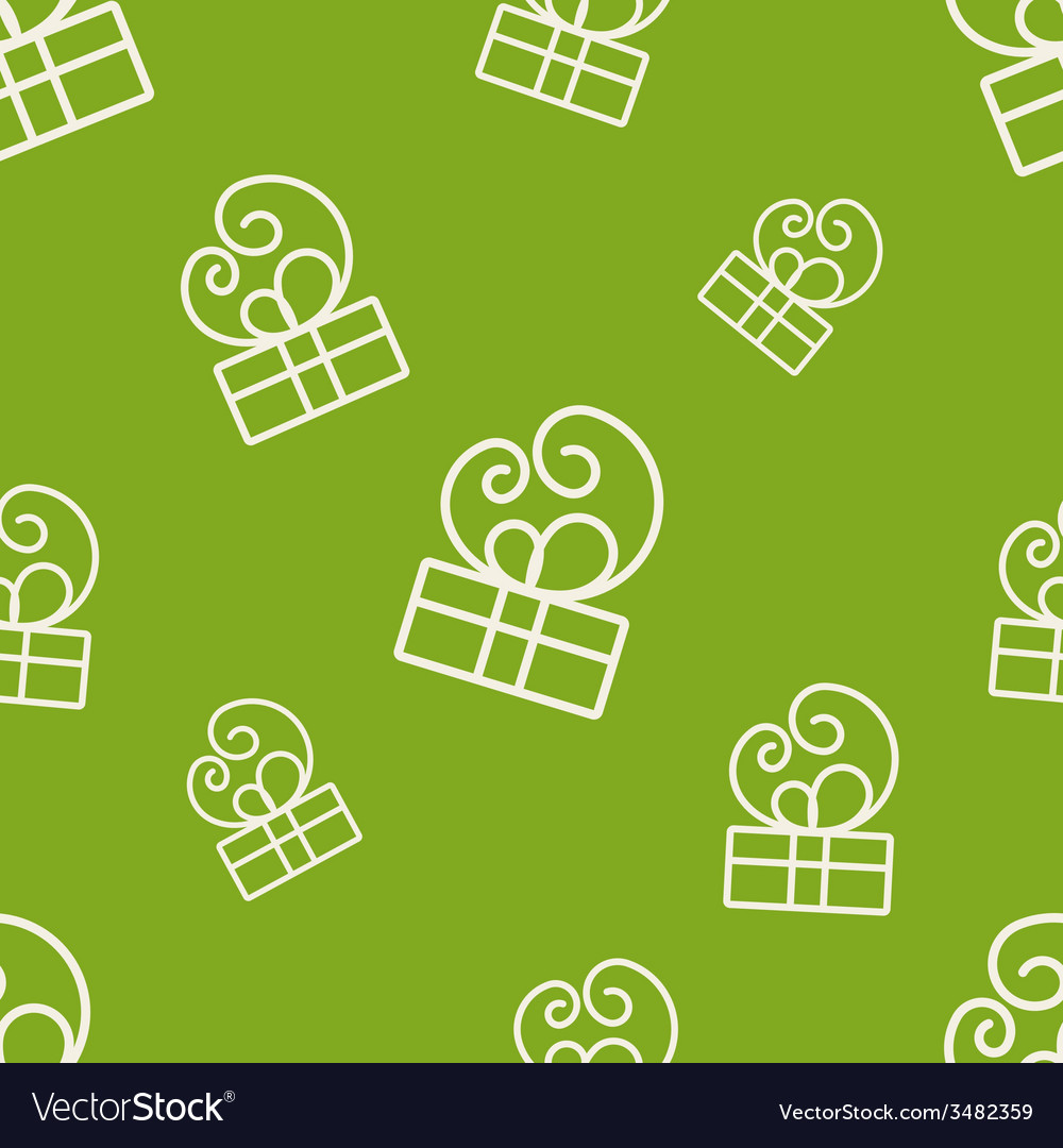 Gift pattern four Royalty Free Vector Image - VectorStock