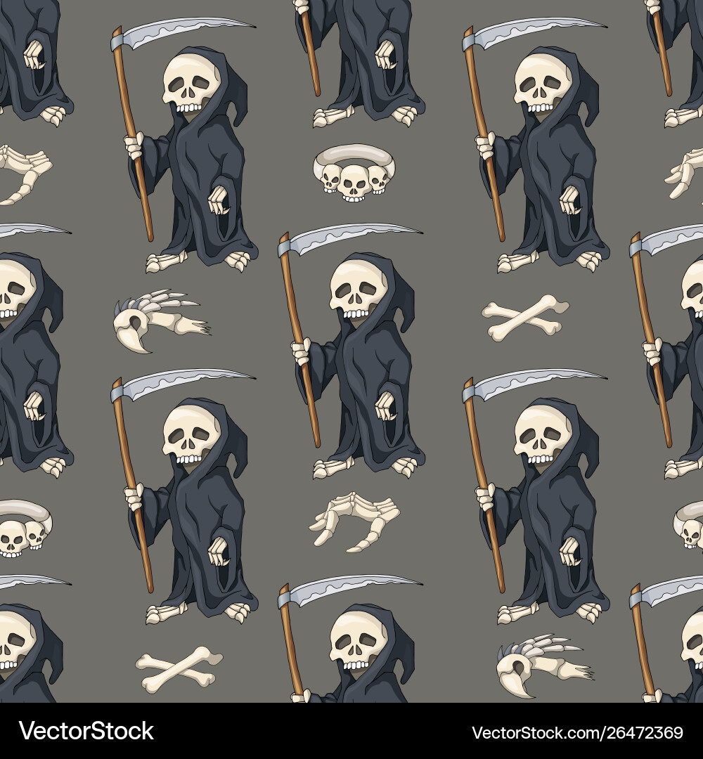 Halloween seamless pattern background Royalty Free Vector