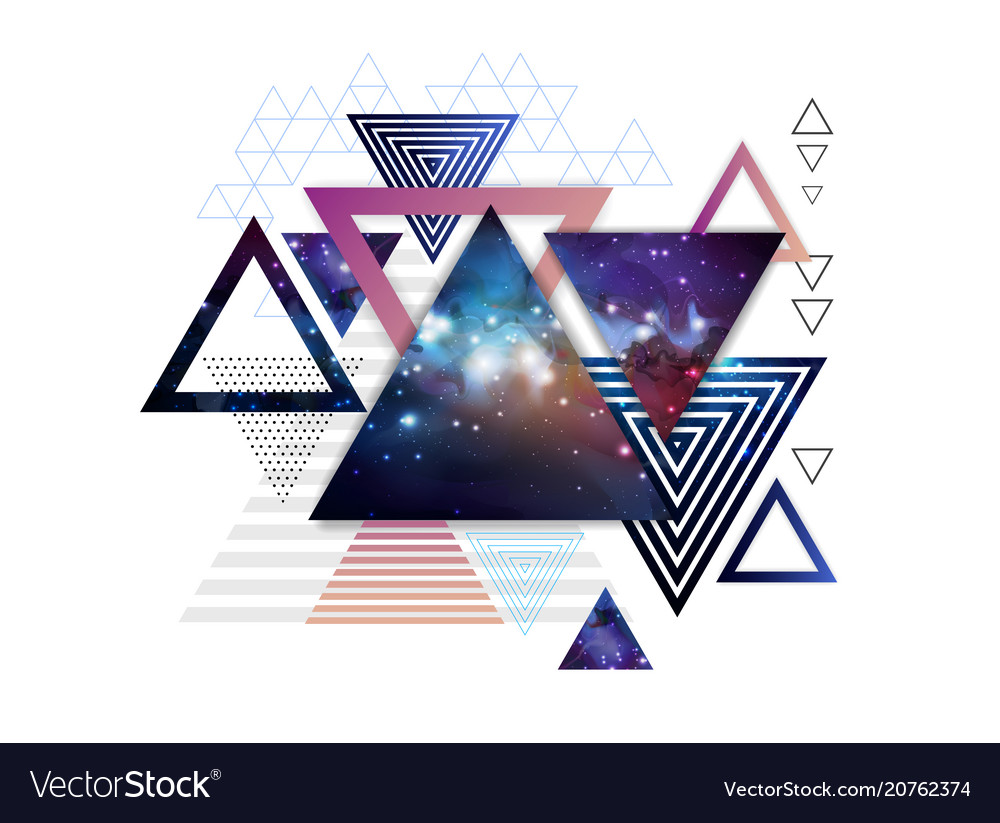 Abstract hipster polygonal triangle background Vector Image Abstract hipster polygonal triangle background Vector Image