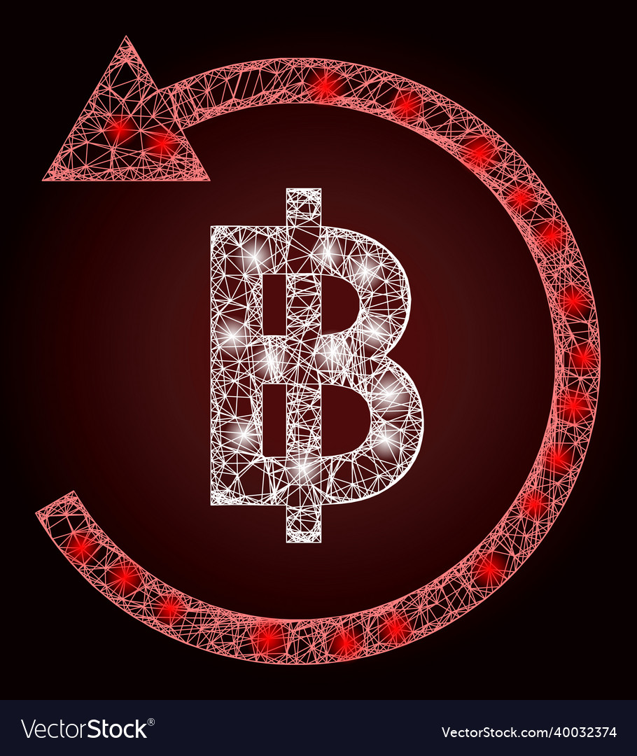 Constellation network mesh bitcoin refund Vector Image