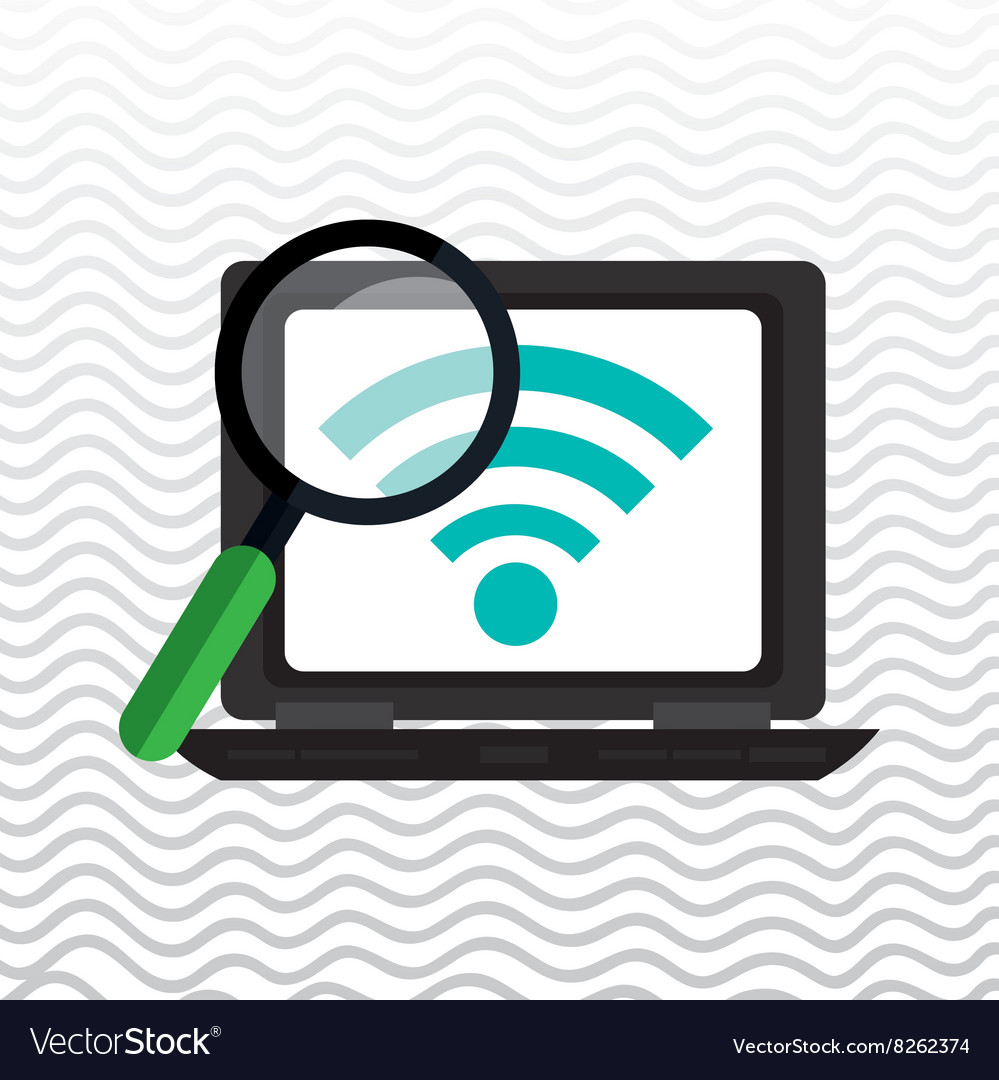 Portable computer design Royalty Free Vector Image