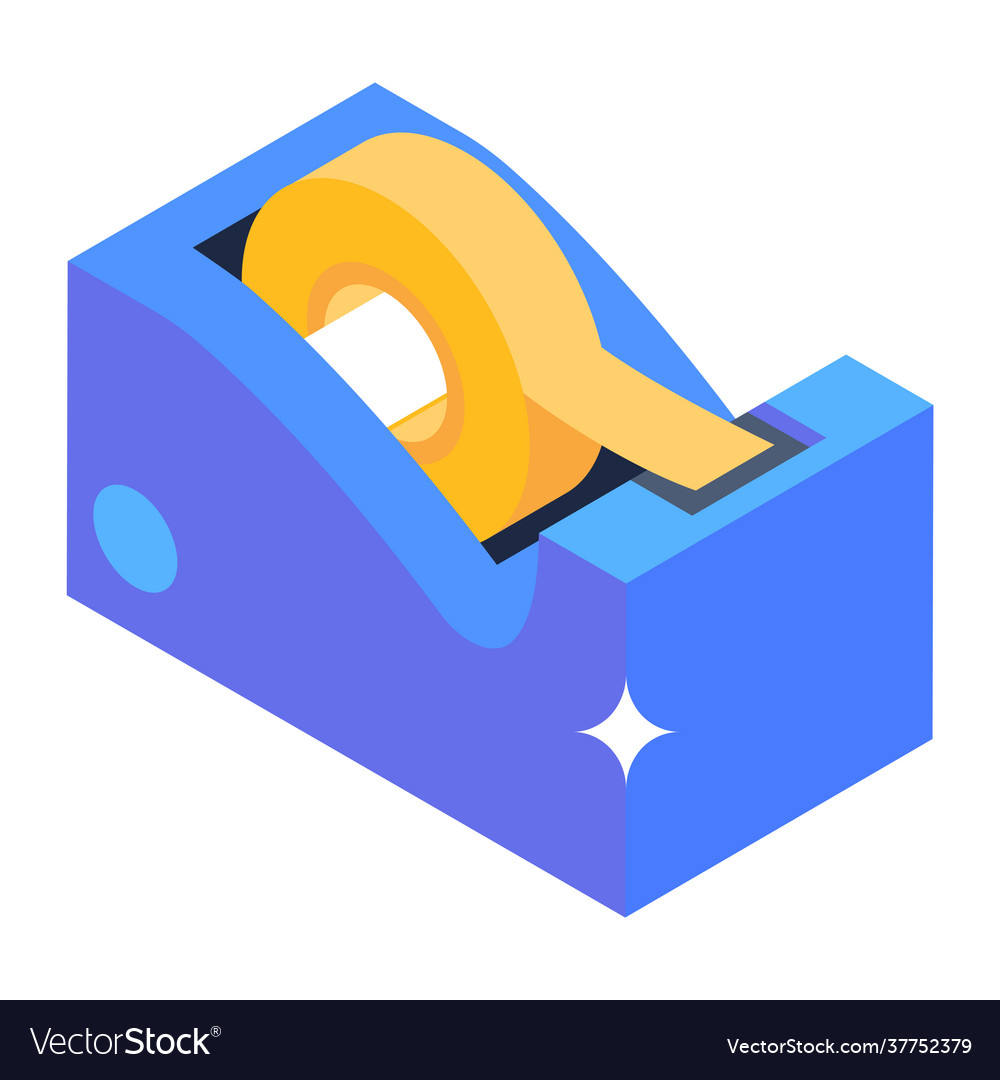 Tape dispenser Royalty Free Vector Image - VectorStock