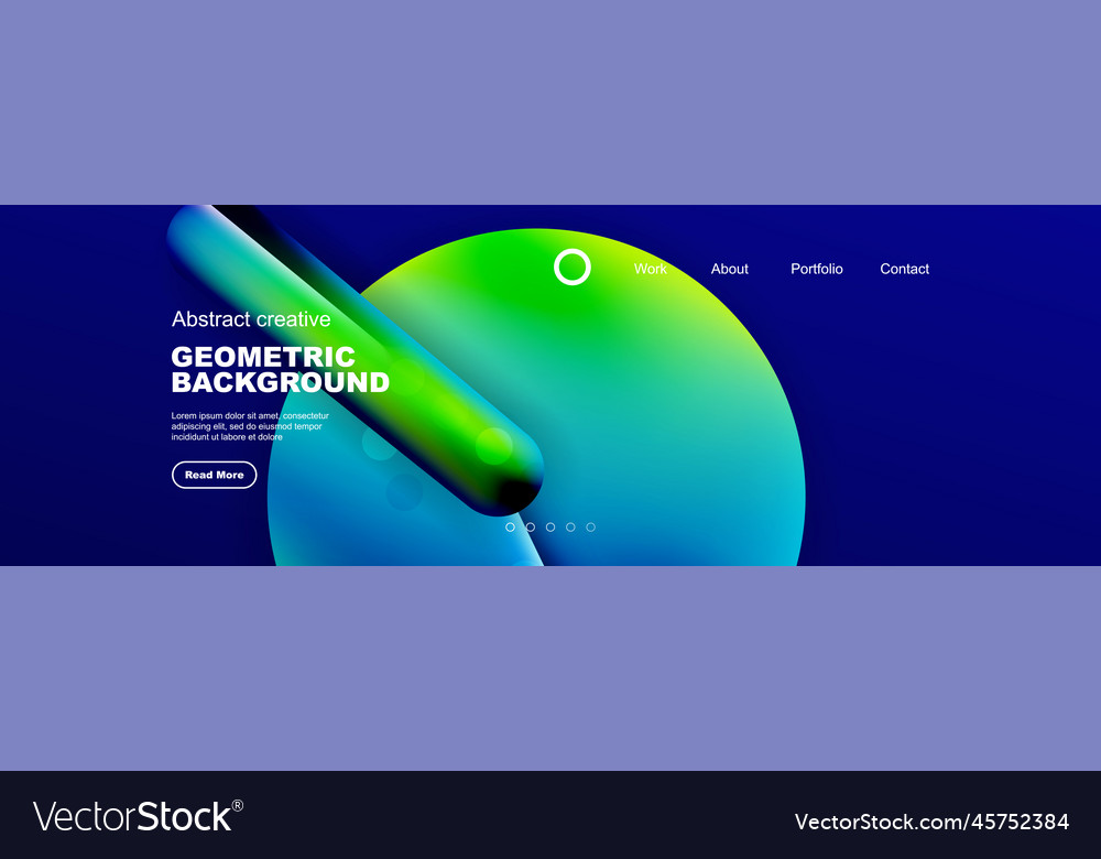 Bright glossy overlapping geometric shapes Vector Image