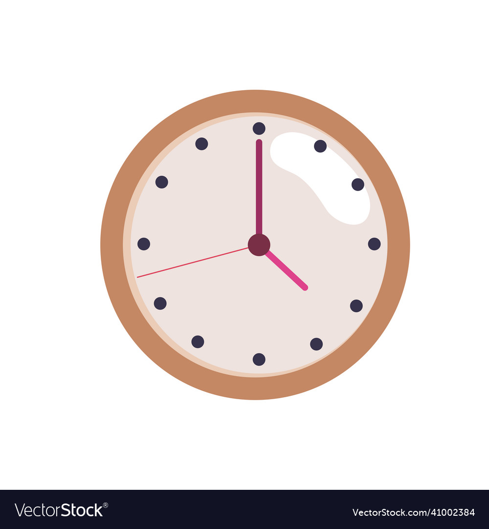 Time clock device Royalty Free Vector Image - VectorStock