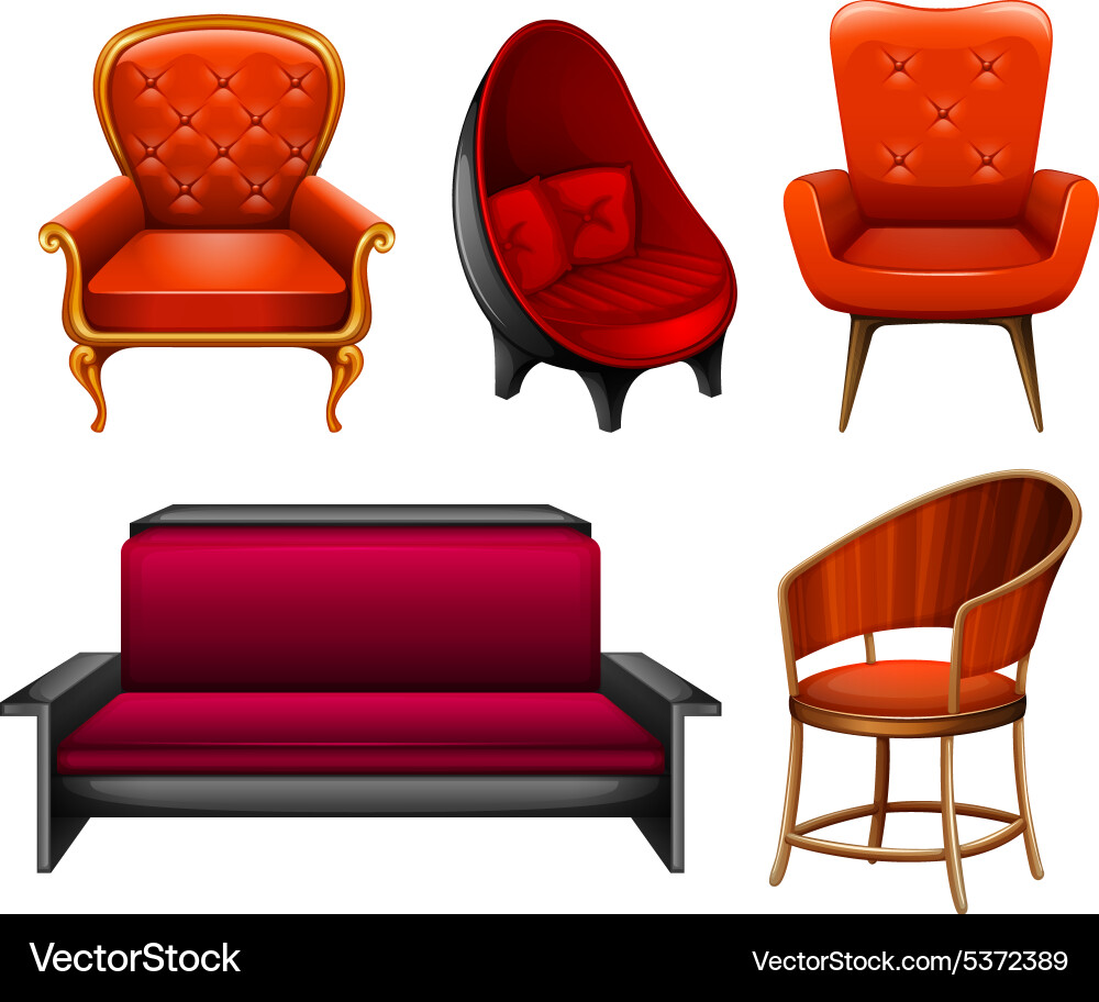 Chairs Royalty Free Vector Image - VectorStock