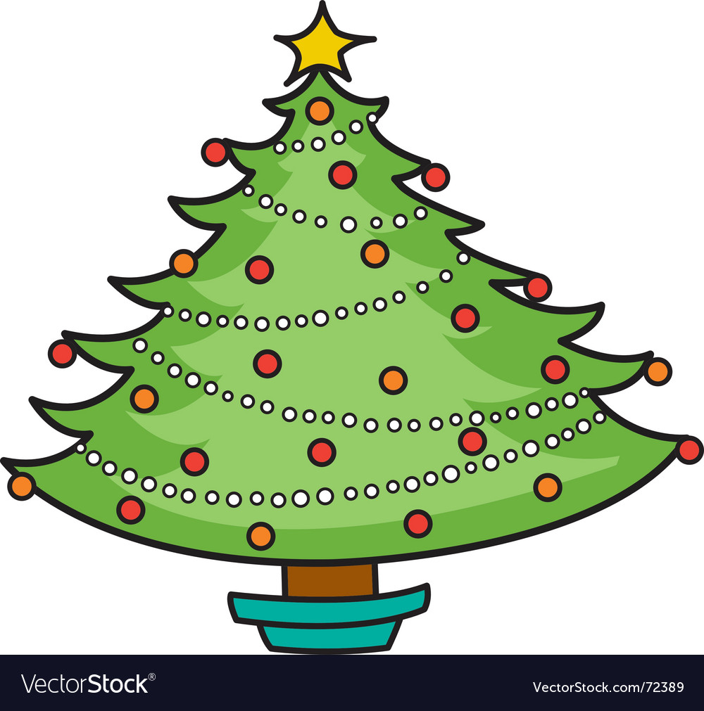 Christmas tree Royalty Free Vector Image - VectorStock