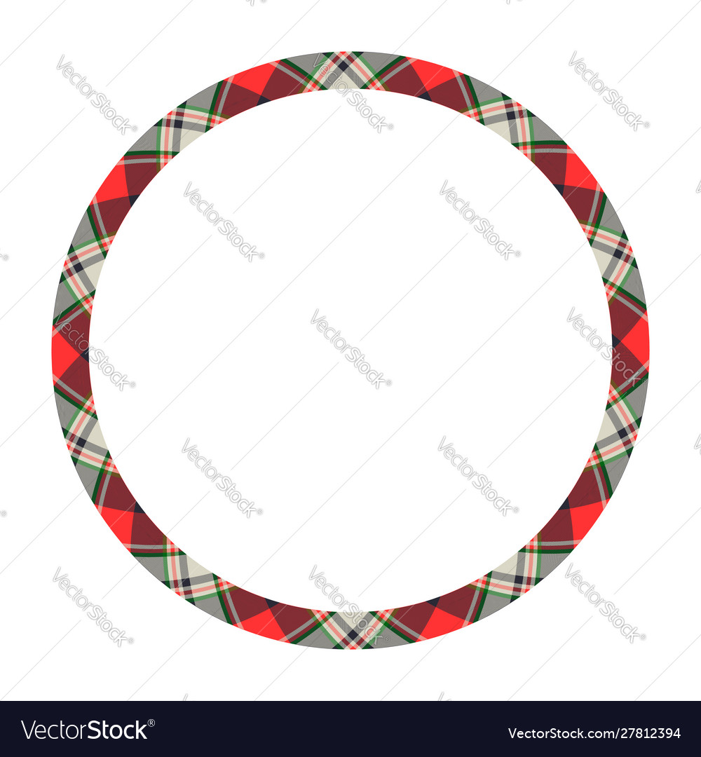 Circle borders and frames round border pattern Vector Image