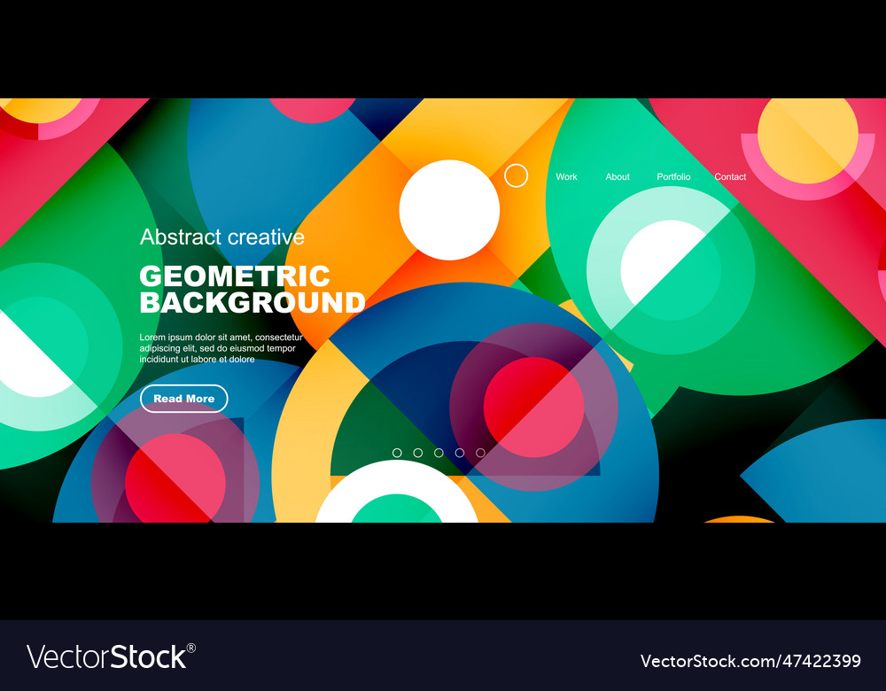 Simple circles and round elements pattern Vector Image