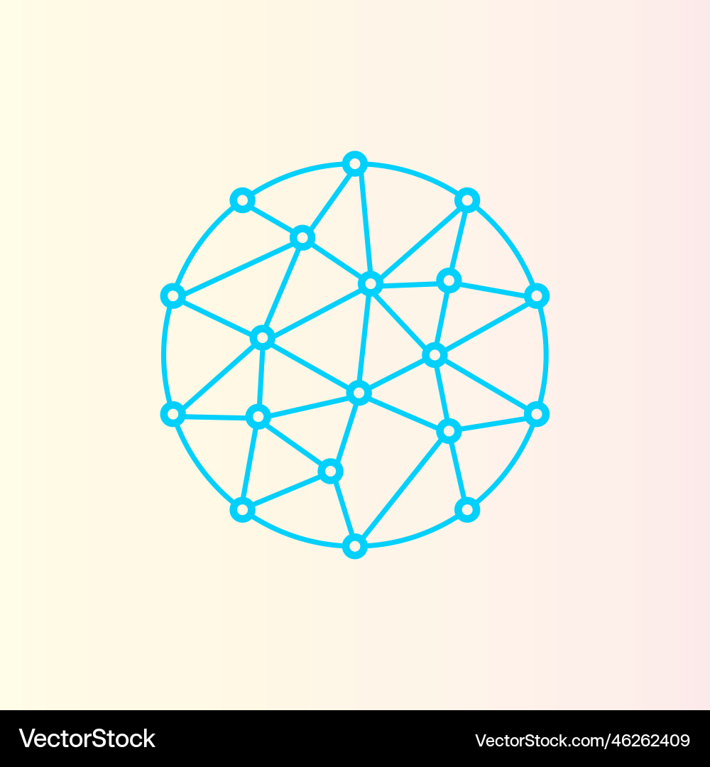 Technology logo globe icon Royalty Free Vector Image