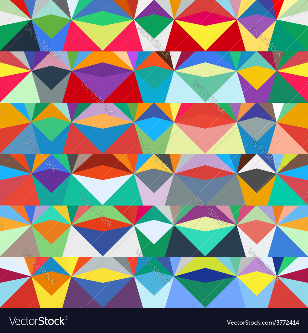 Colorful geometric pattern Royalty Free Vector Image