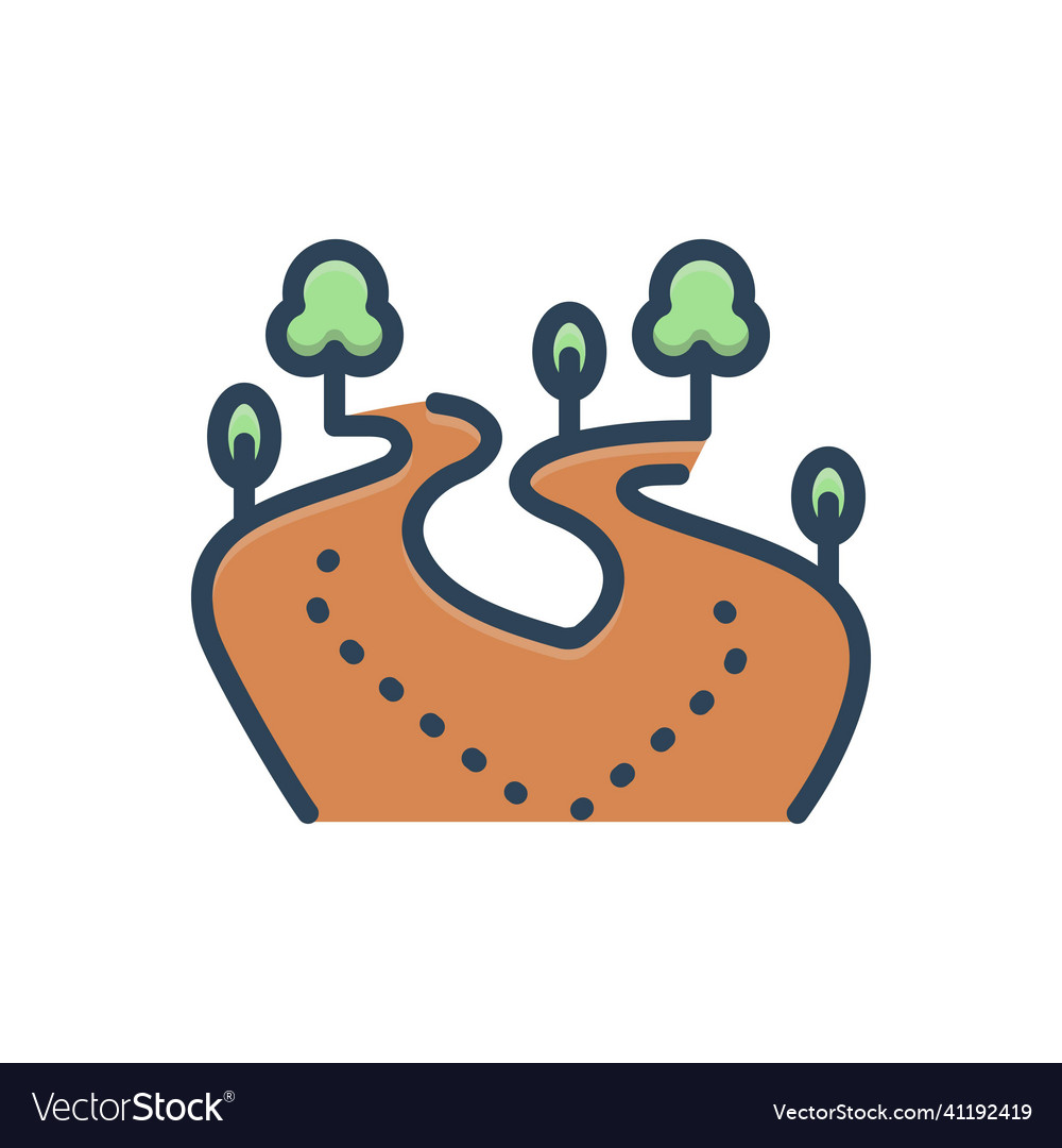 Paths Royalty Free Vector Image - VectorStock