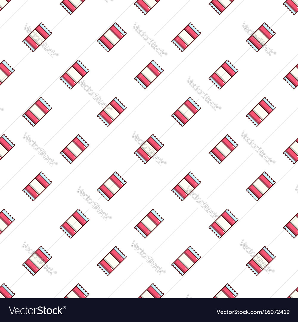 Wrapped candy pattern Royalty Free Vector Image