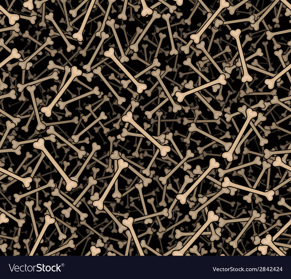 Bones seamless background Royalty Free Vector Image