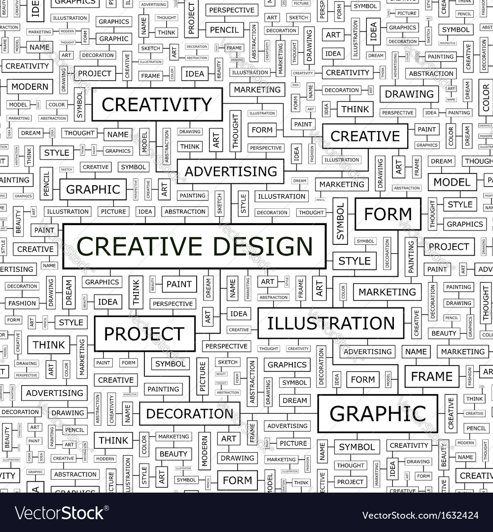 Creative design Royalty Free Vector Image - VectorStock