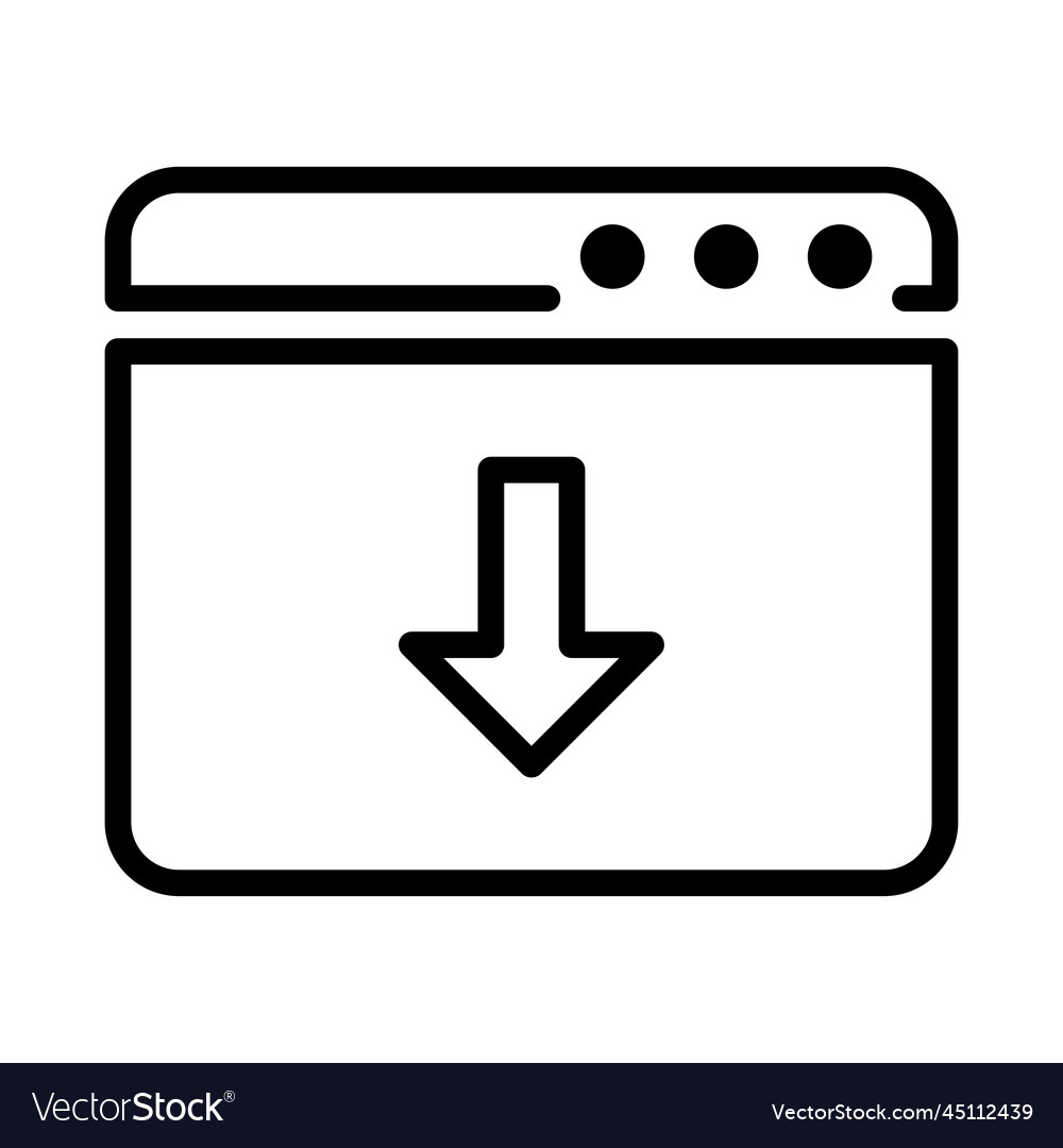 Loading page icon Royalty Free Vector Image - VectorStock