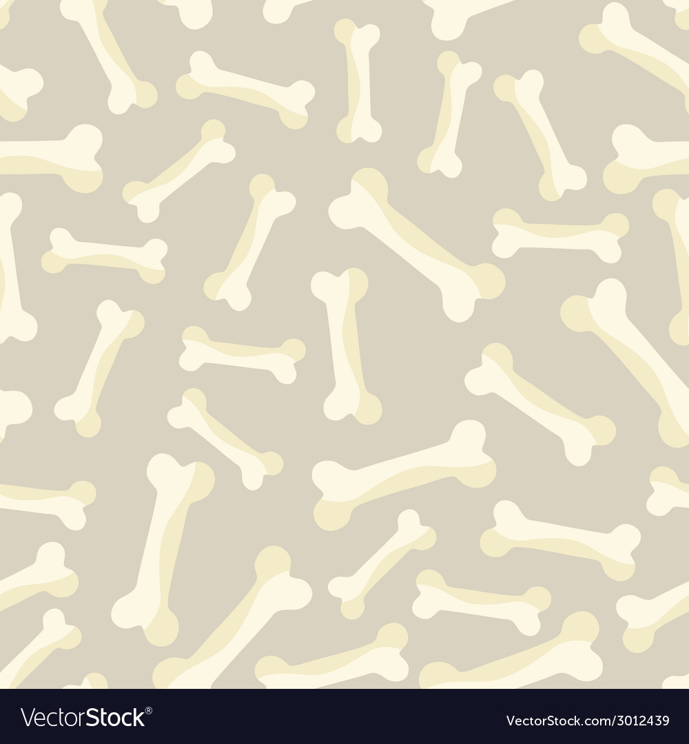 Seamless pattern background with abstract bone Vector Image
