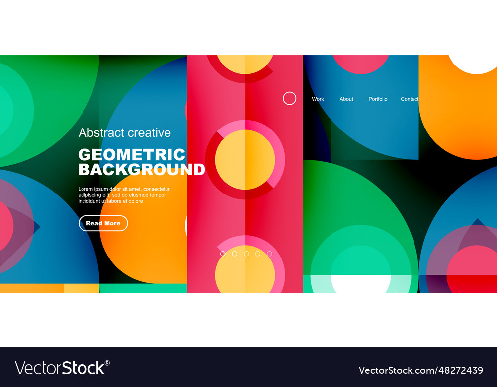 Simple circles and round elements pattern Vector Image