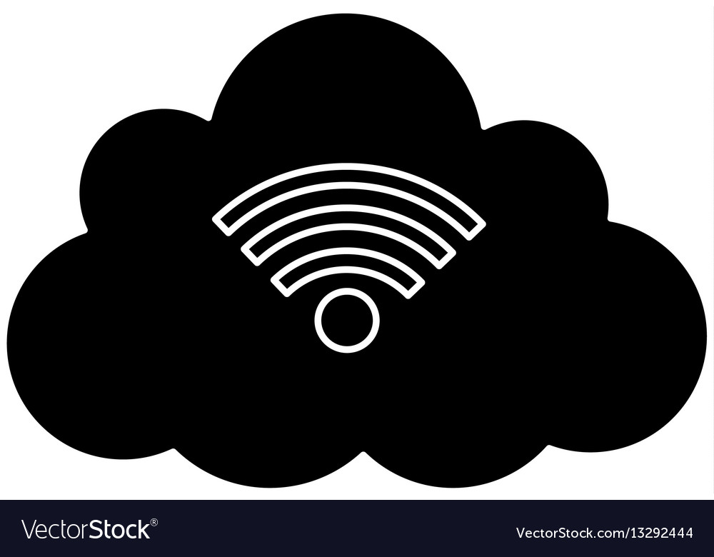 Cloud computing technology Royalty Free Vector Image