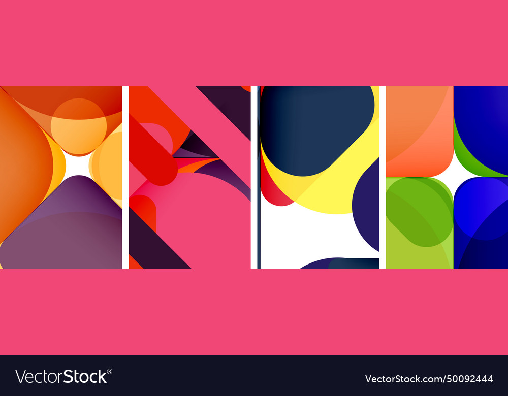 Geometric elements abstract backgrounds for Vector Image