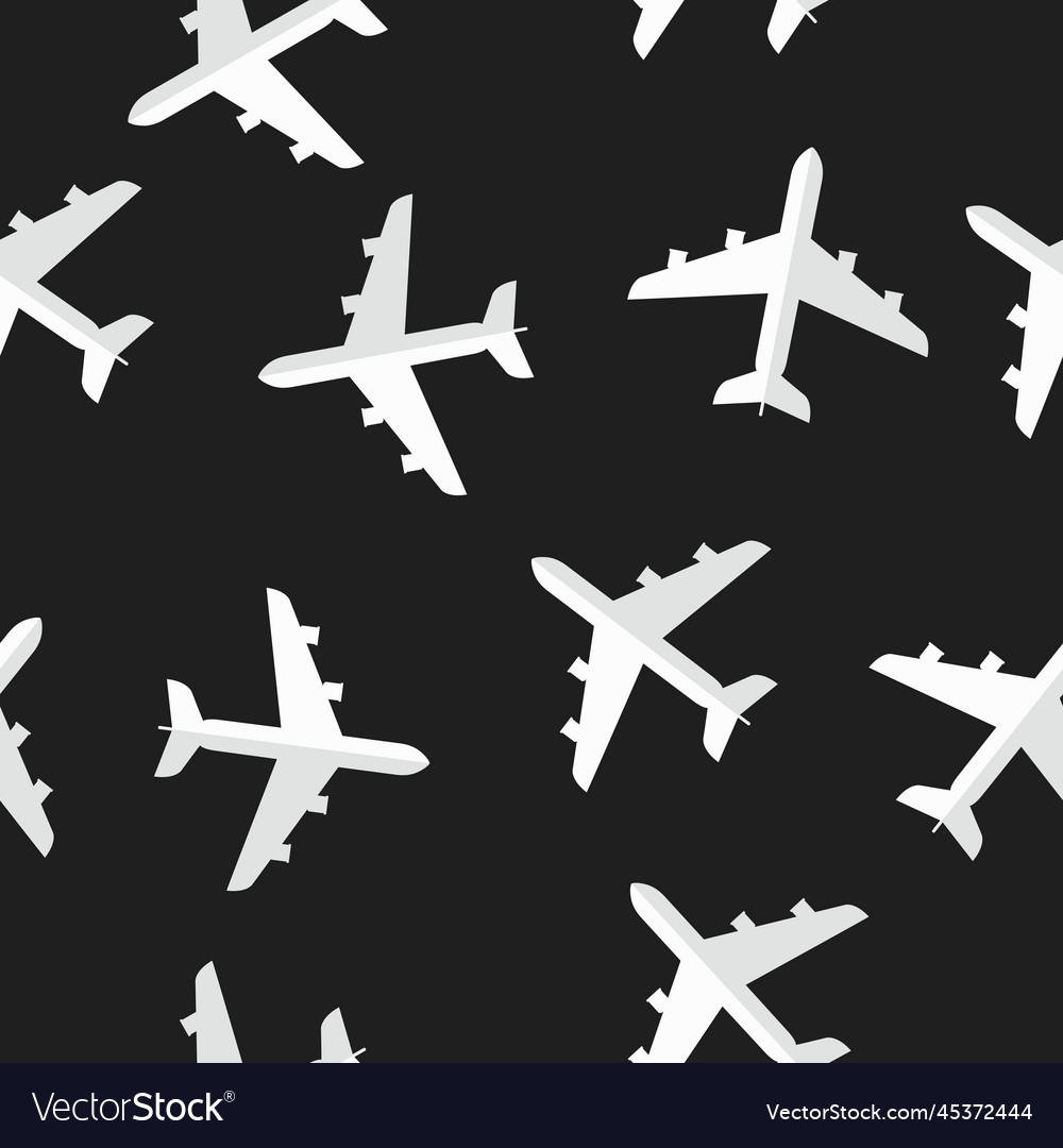 Planes pattern Royalty Free Vector Image - VectorStock