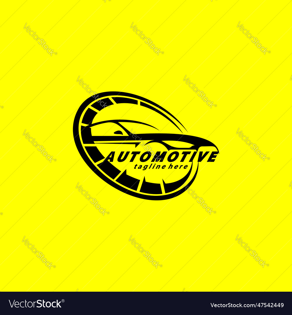 Automotive Logo Design Car Royalty Free Vector Image