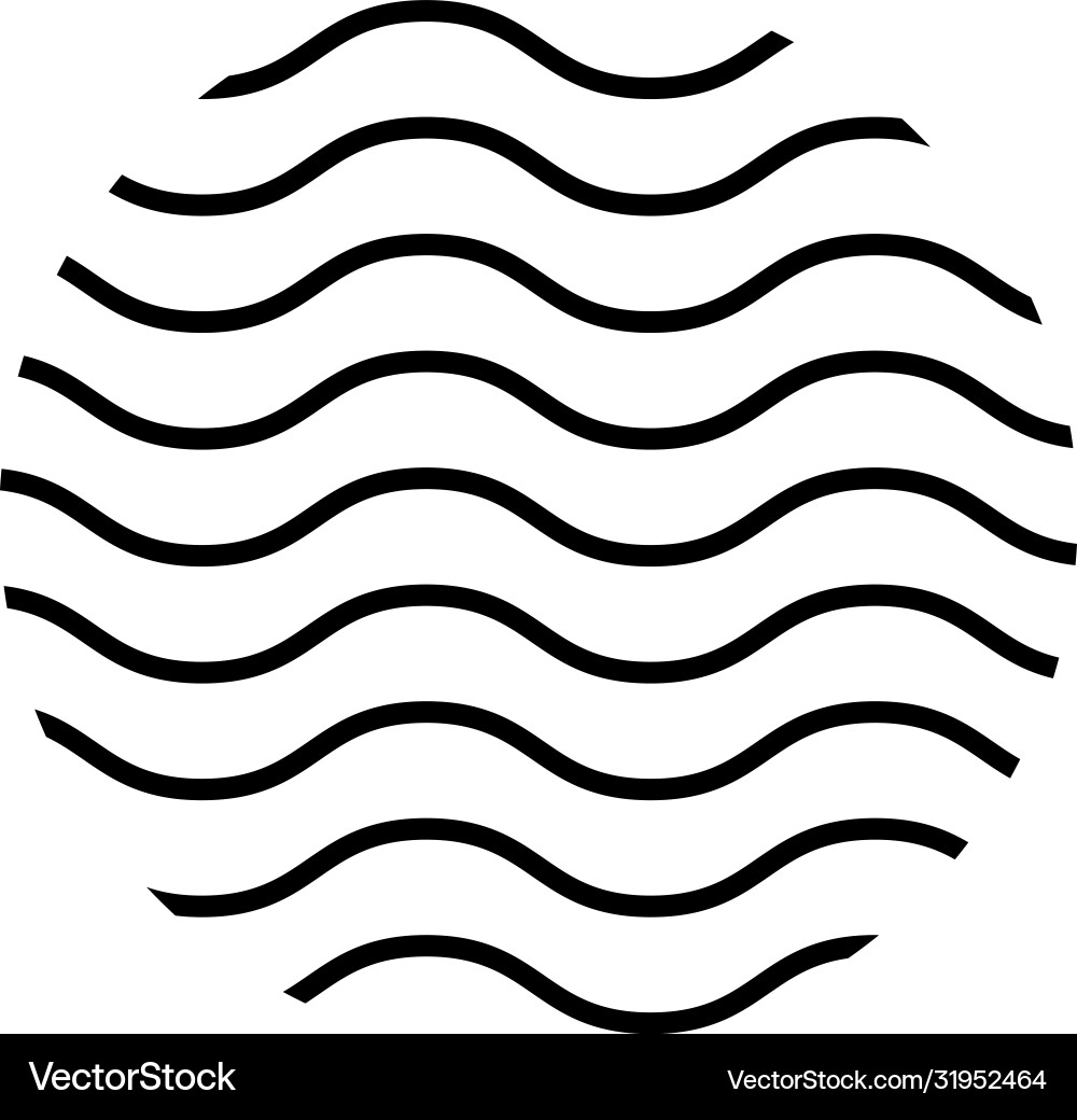 Geometric and abstract zig zag circle Royalty Free Vector