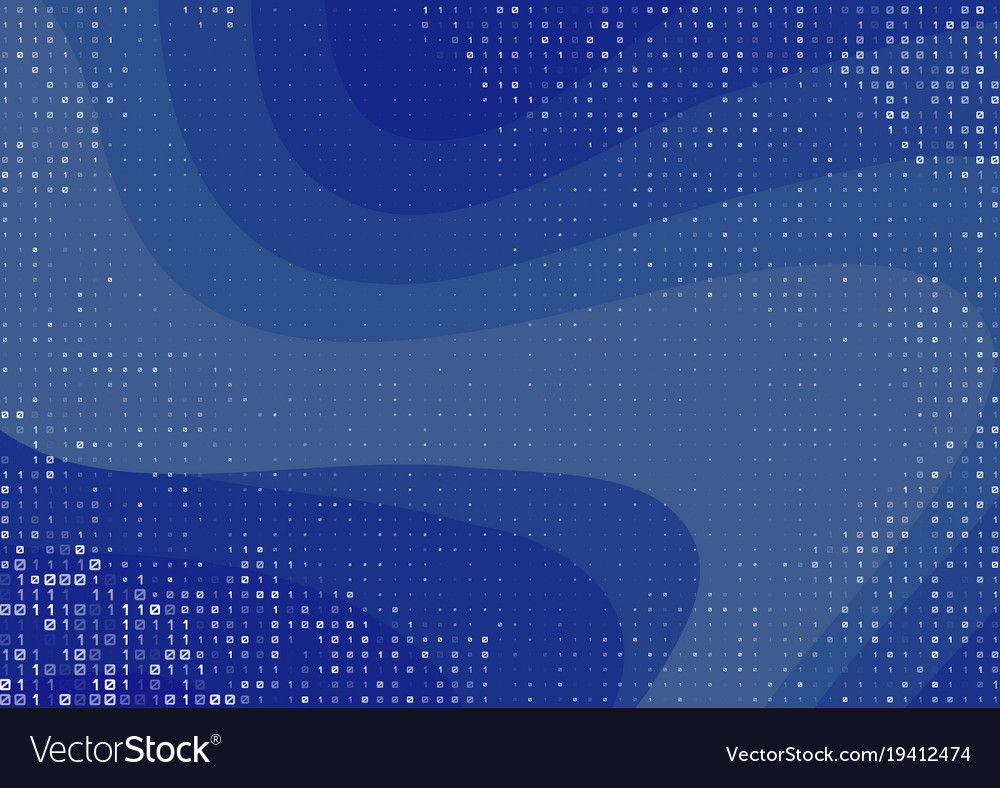 Binary computer code background Royalty Free Vector Image