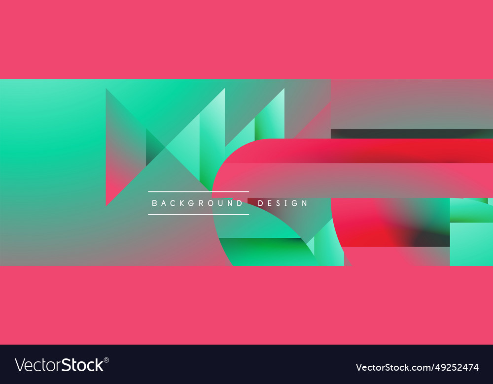 Simple geometric forms - dynamic Royalty Free Vector Image