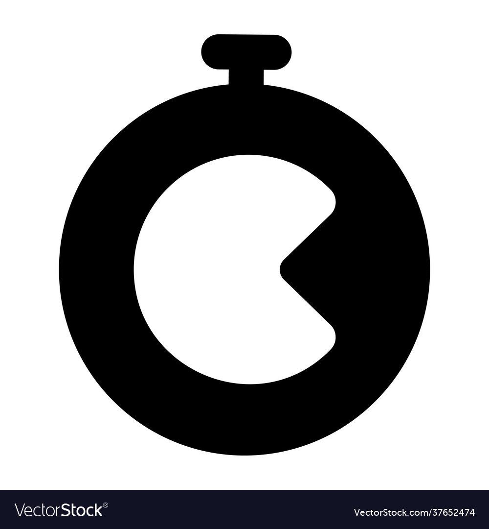 Stopwatch loading Royalty Free Vector Image - VectorStock