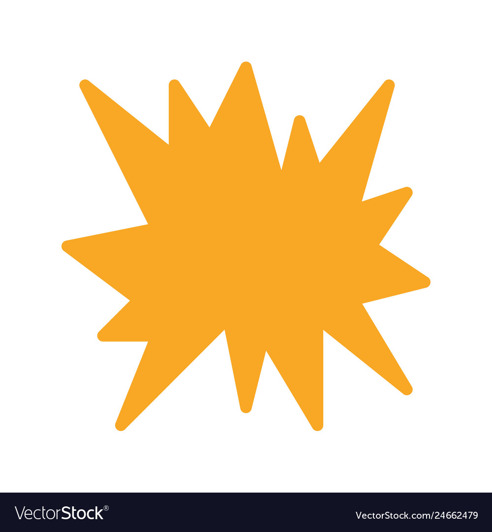 Blast icon Royalty Free Vector Image - VectorStock