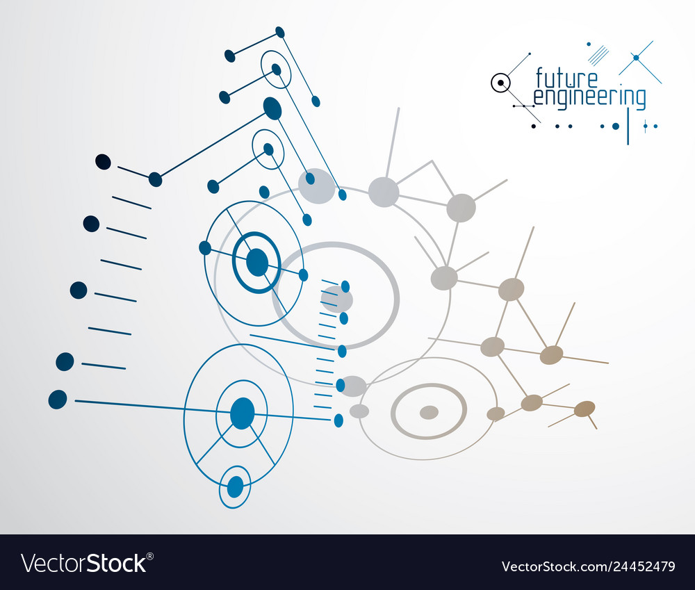 Engineering technology wallpaper made Royalty Free Vector