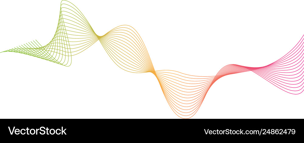 Modern colorful flow poster wave liquid shape Vector Image