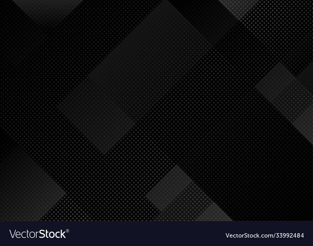 Black abstract grid background Royalty Free Vector Image