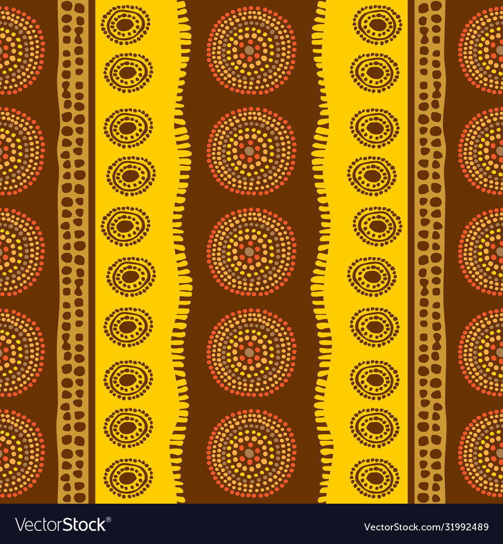 Aboriginal pattern Royalty Free Vector Image - VectorStock