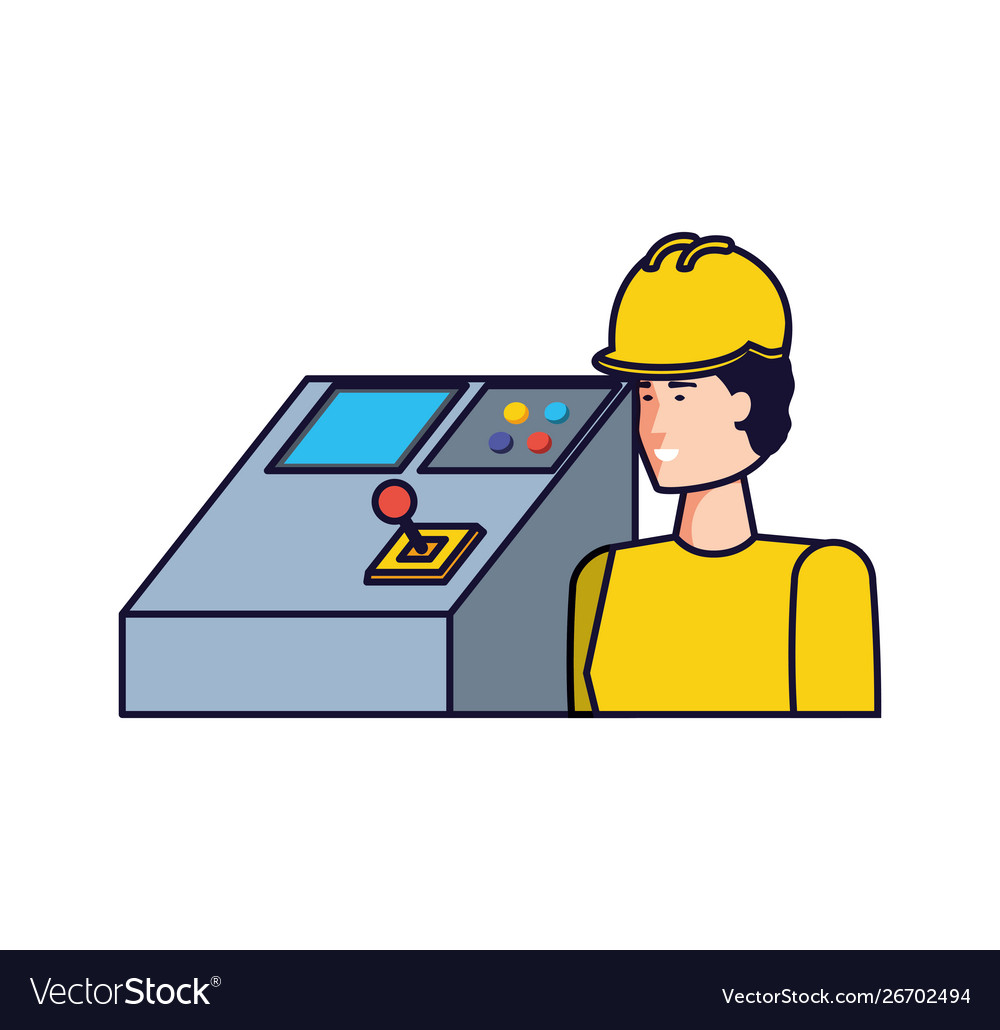 Isolated avatar professional worker design Vector Image