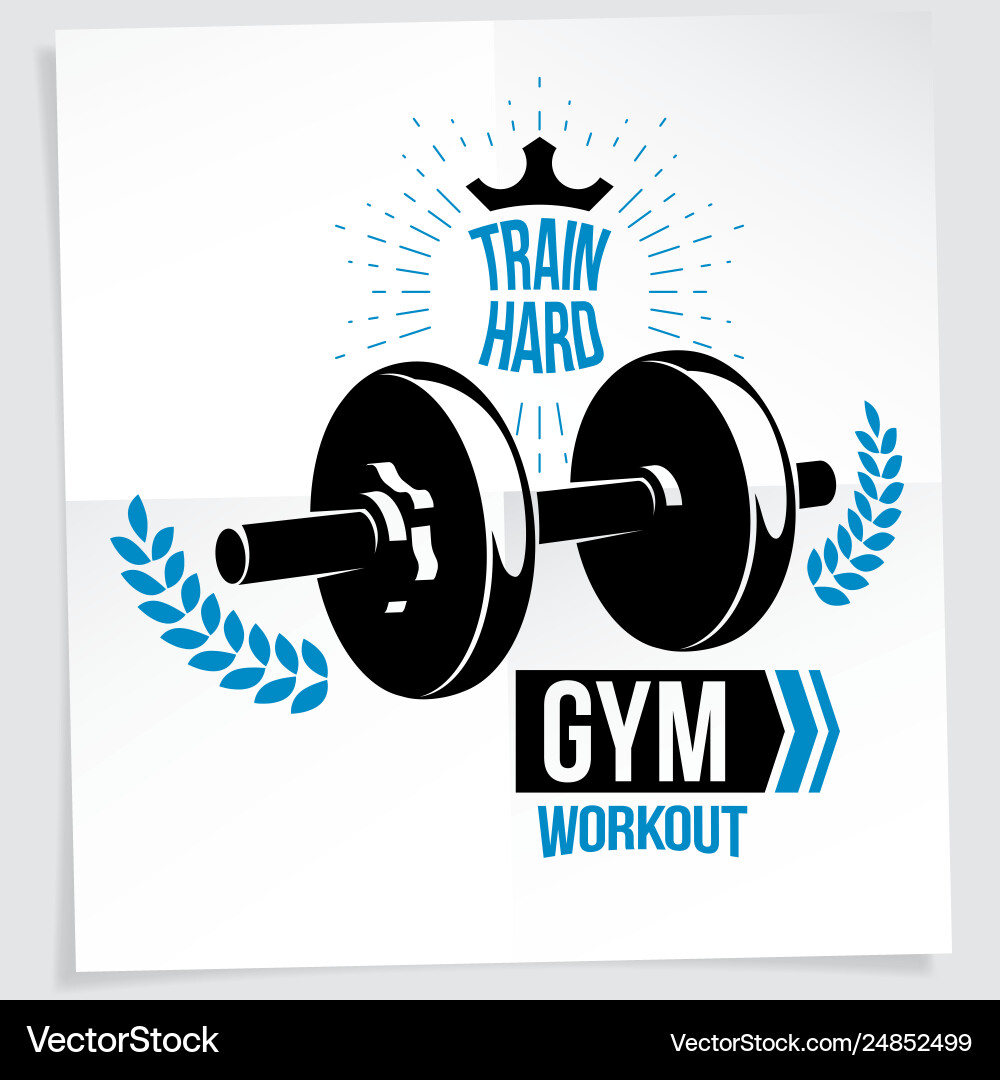 Weight-lifting championship promotion flyer Vector Image