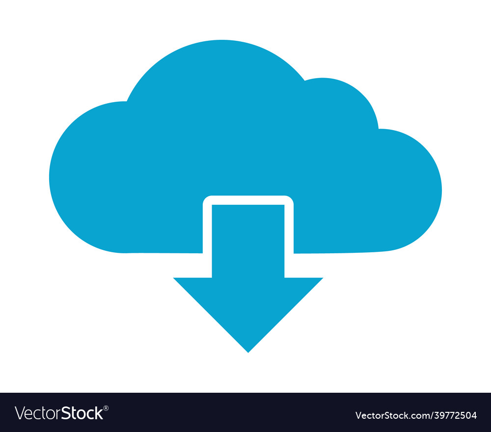 Cloud storage icon Royalty Free Vector Image - VectorStock