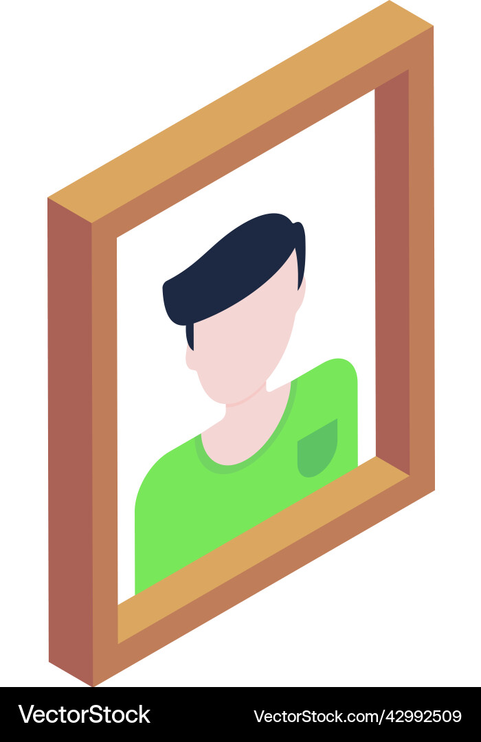 Portrait frame Royalty Free Vector Image - VectorStock
