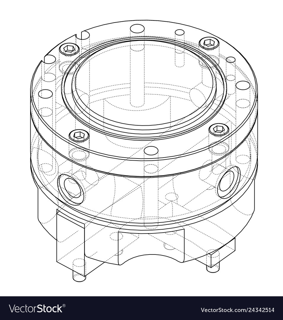 Abstract Industry Object Concept Royalty Free Vector Image