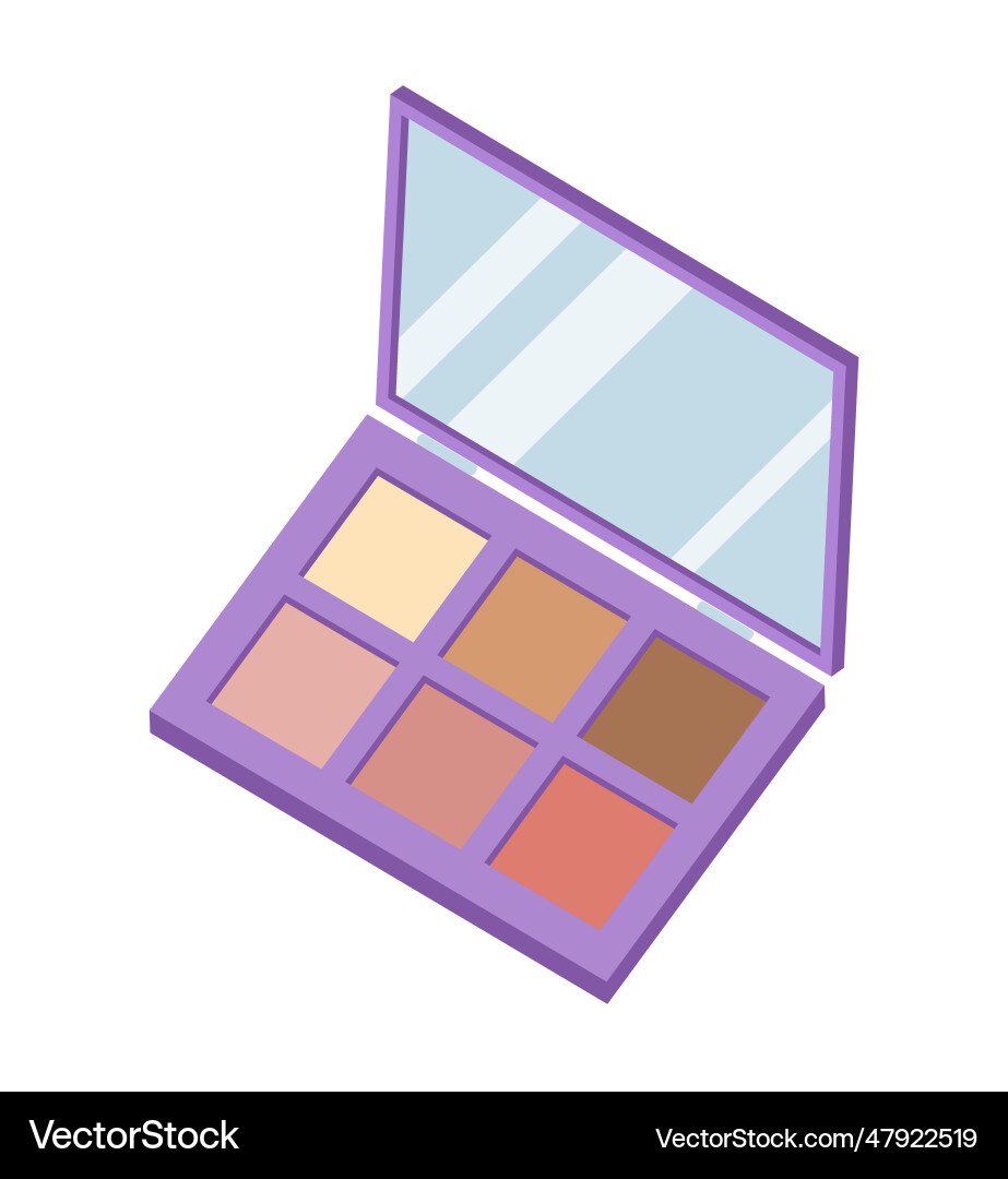 Cosmetic face toner with mirror concept Royalty Free Vector
