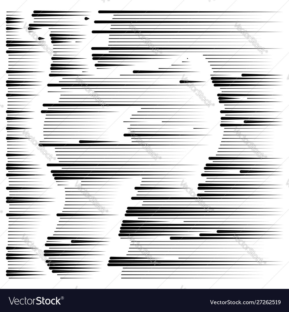 Dynamic dashed segmented lines pattern irregular Vector Image