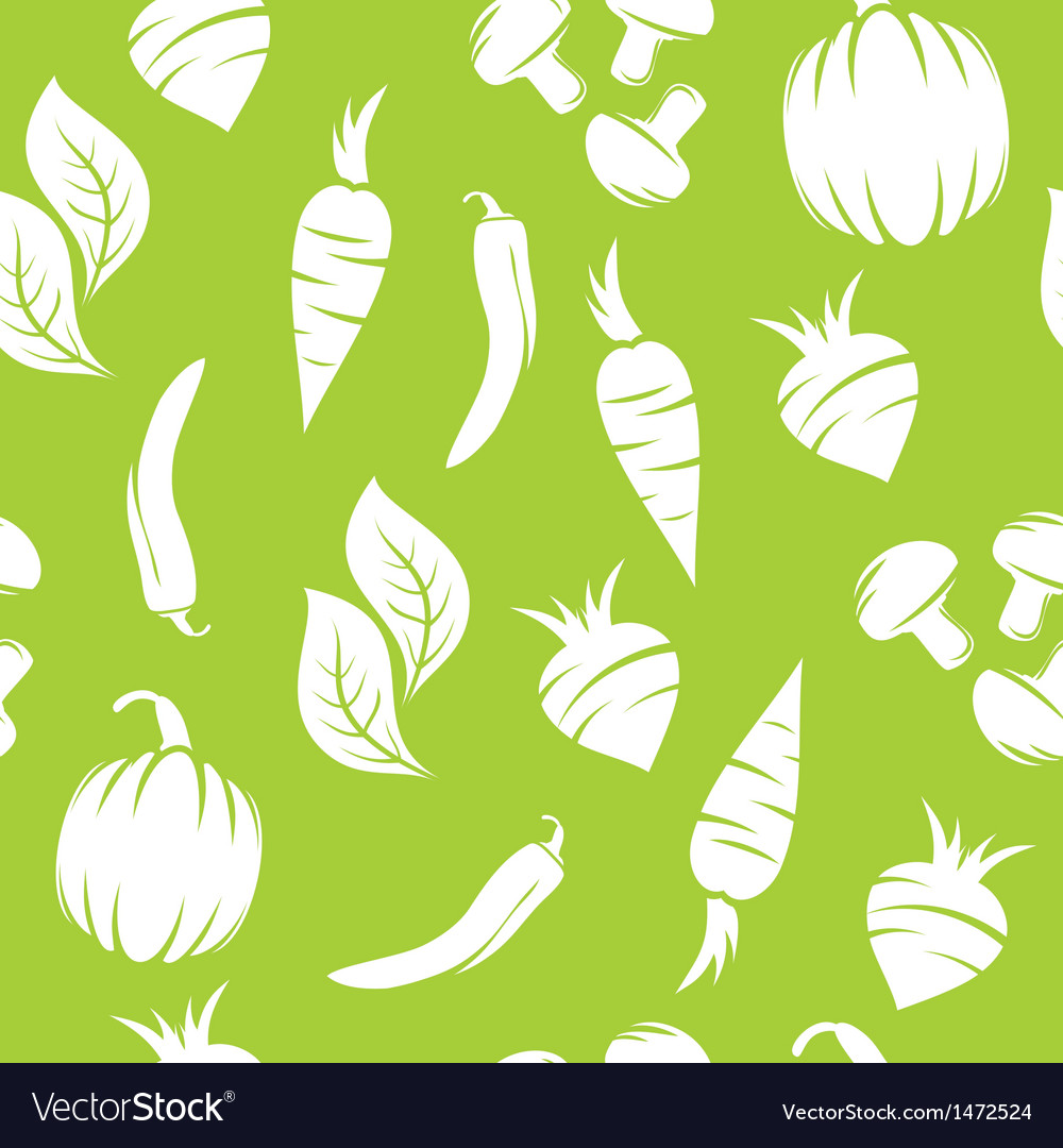 Vegetable pattern Royalty Free Vector Image - VectorStock